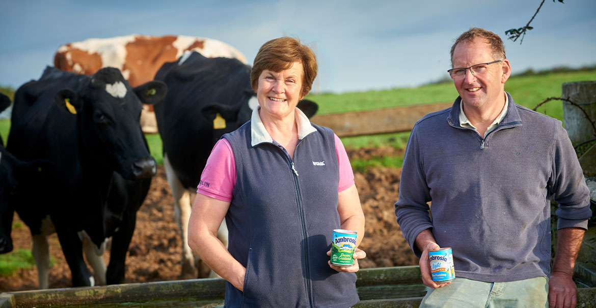 West Country milk for custard and rice pudding - Premier Foods